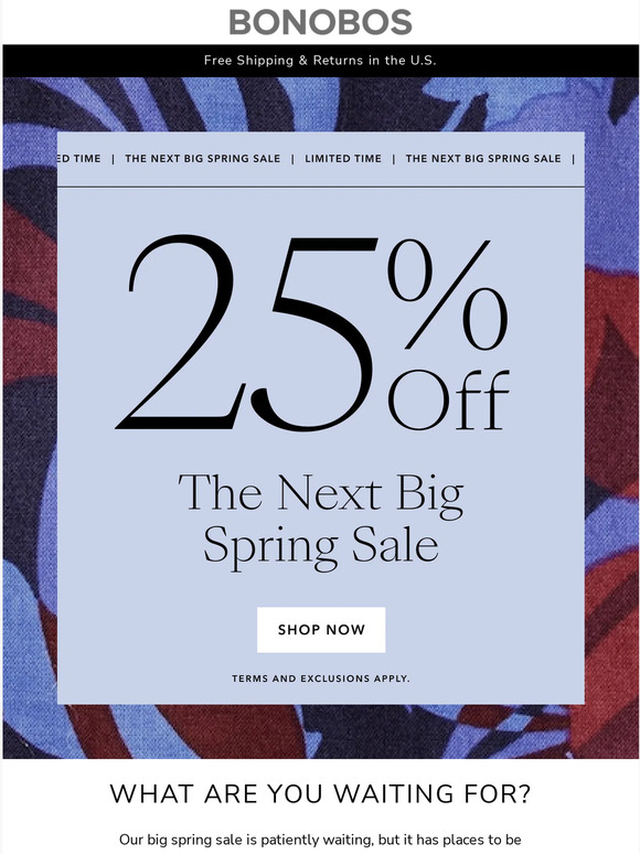 Bonobos Email Newsletters: Shop Sales, Discounts, and Coupon Codes