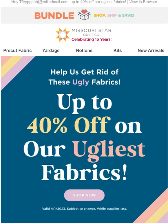 Missouri Star Quilt Company: 🤢The Ugliest Fabric You’ve Ever Seen | Milled