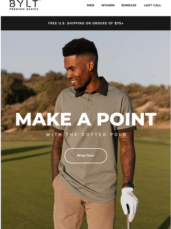 BYLT Basics: 💥 Upgrade Your Polo Collection with NEW Dotted Polo Colors ...