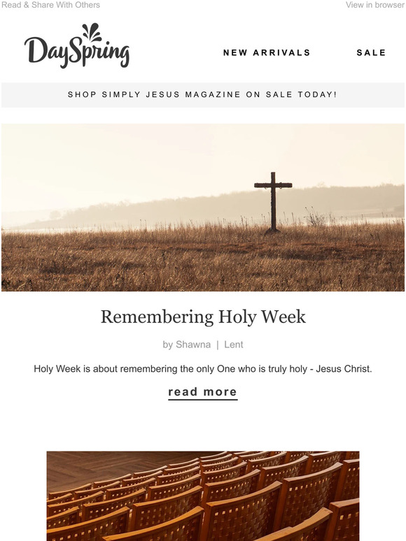 DaySpring: Remembering Holy Week | Milled