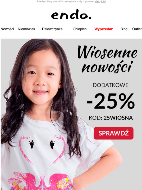 Endo PL: 25 EXTRA na nowości! Flaming czy Szympans? -50% wszystkie t ...