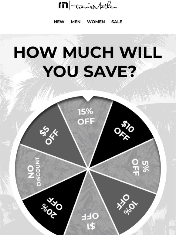 TravisMathew: Spin the Wheel of Savings! | Milled