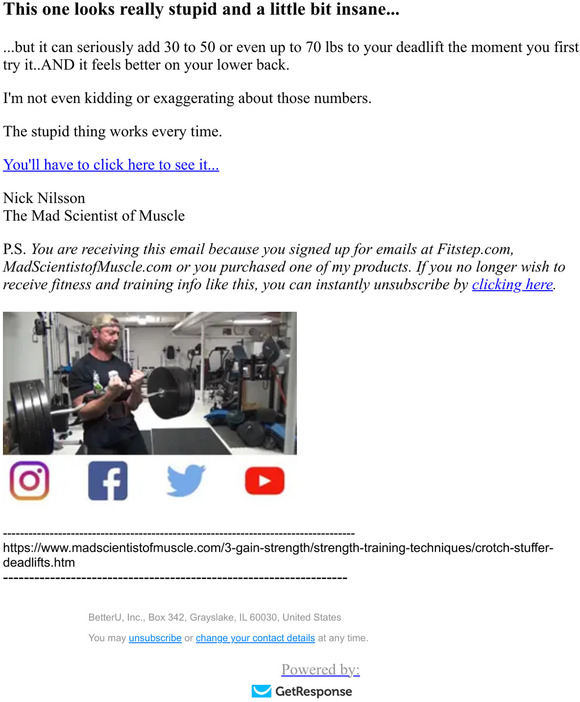 FitStep: Add 30-50+ lbs to your deadlift INSTANTLY (simple method) | Milled