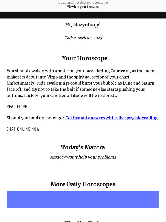 Astrology.com - International: Your Daily Complete Forecast - Sun Apr ...