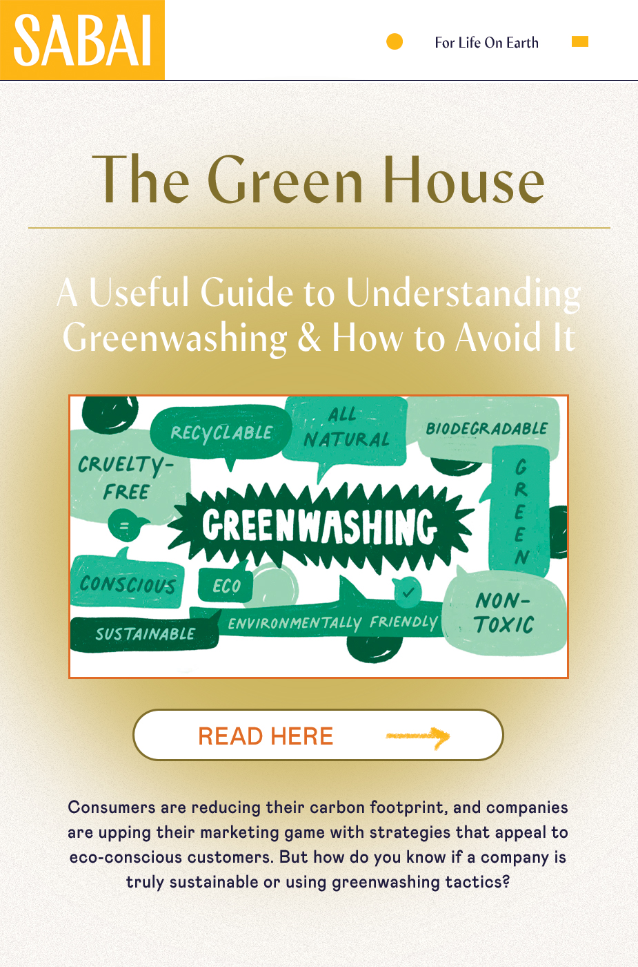 Sabai Design: Understanding Greenwashing & How to Avoid It ♻️🍃🌎 | Milled