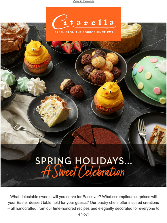 Citarella: Spectacular Sweets for Passover & Easter! | Milled