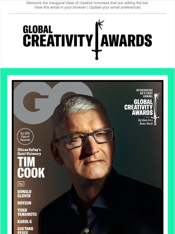 GQ: Introducing GQ's First Global Creativity Awards Cover Star | Milled