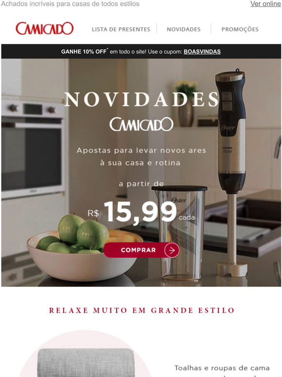 Camicado BR: Para os curiosos: NOVIDADES! | Milled