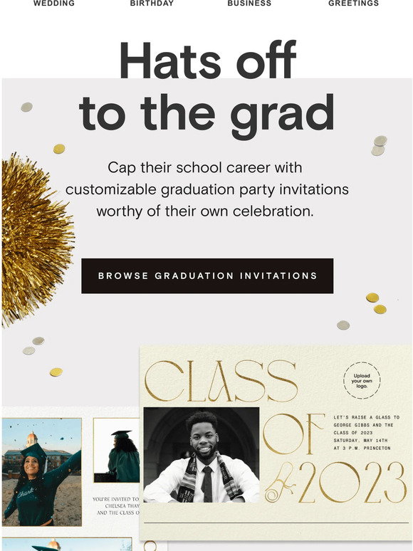 Paperless Post: Celebrate your new graduate 🎓 | Milled