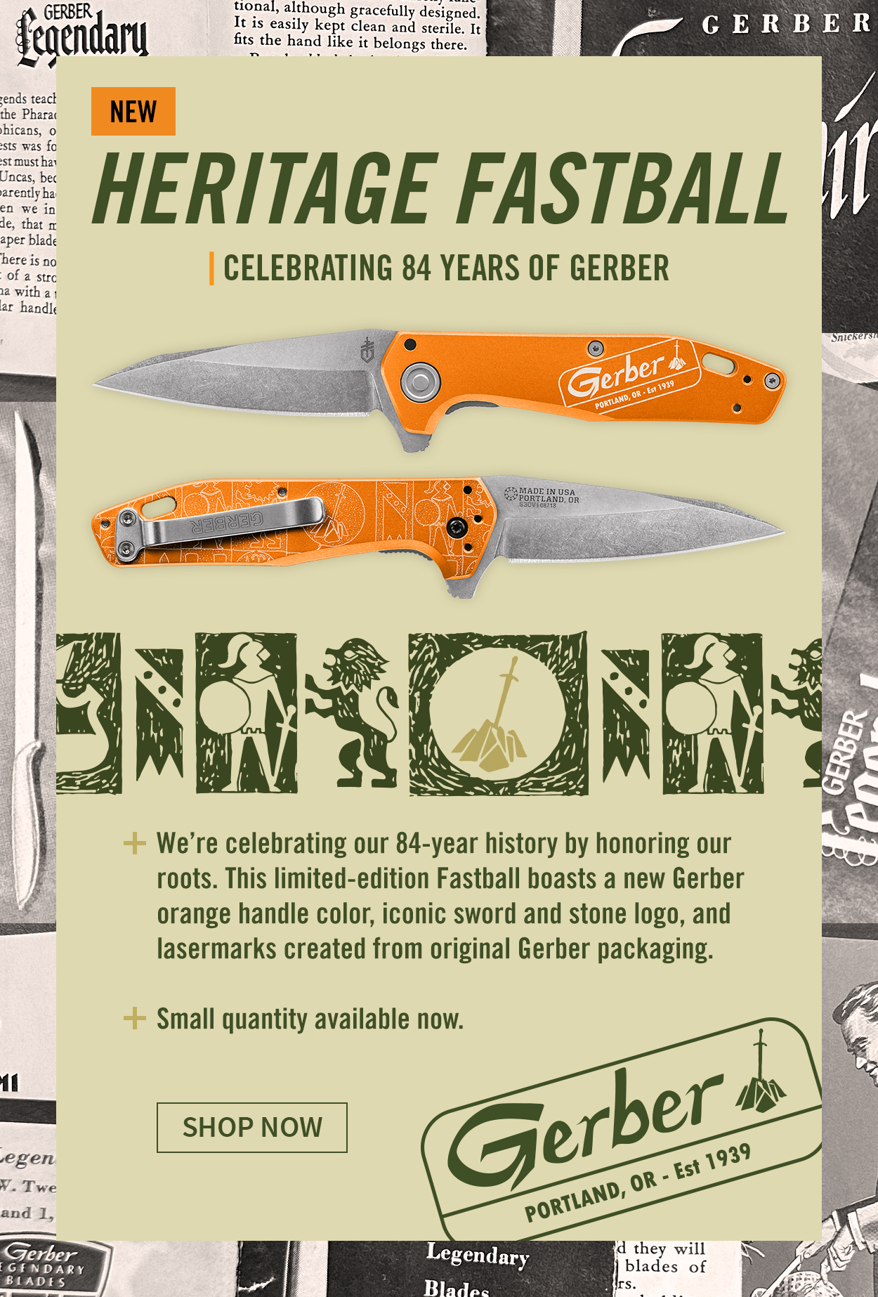 Gerber Gear: New: Heritage Fastball | Milled