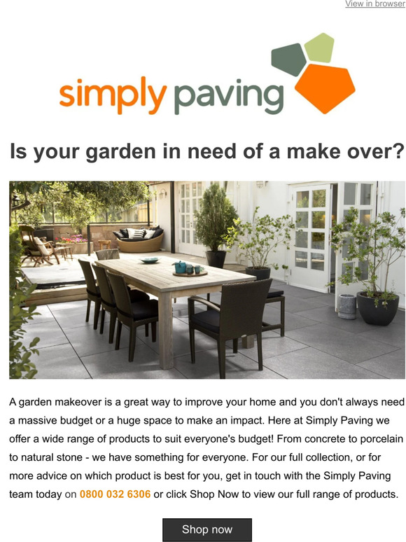Simply Paving: Time for a garden make over? | Milled
