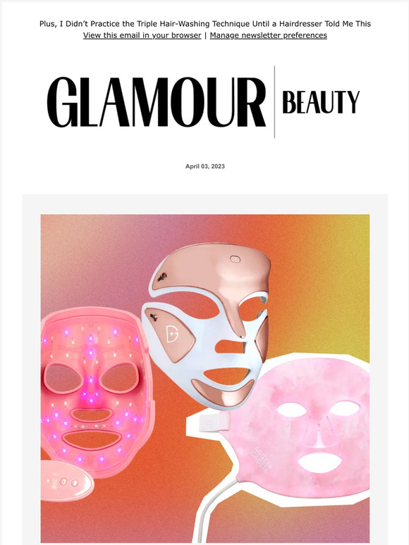 Glamour: Here's Everything You Need to Know About LED Face Masks | Milled