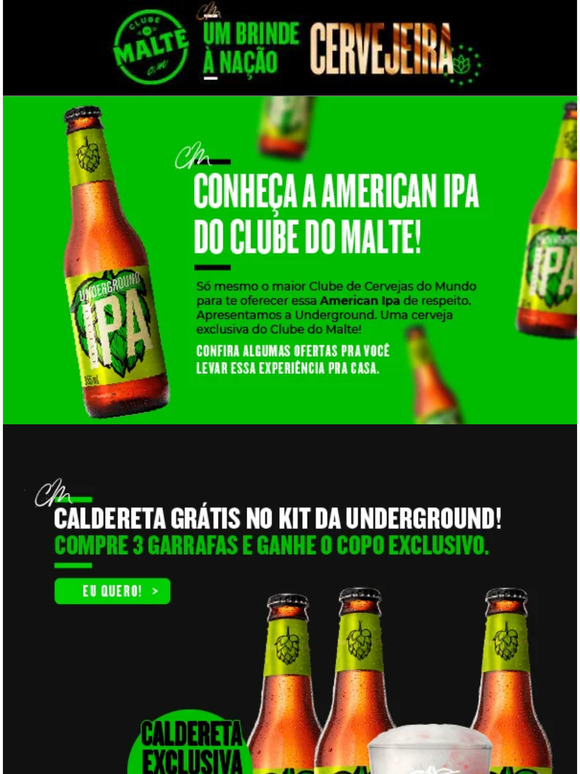 Clube do Malte: A IPA que amamos em KIT exclusivos! Aproveita para ...