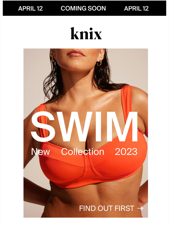 Knix: COMING SOON: Our biggest SWIM collection ever | Milled