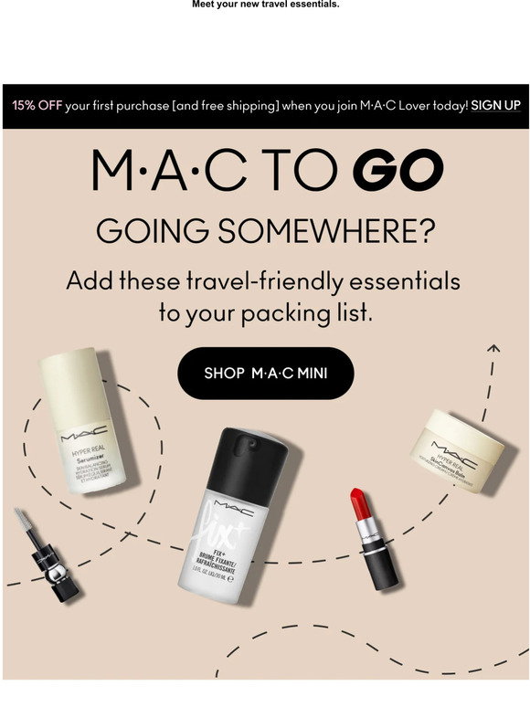 M·A·C: These mini must-haves are perfect for your carry-on. | Milled