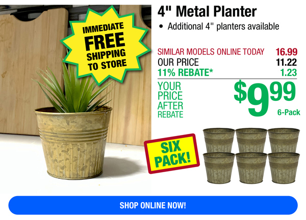 Menards: 6-Pack Metal Planters UNDER $10 | Milled