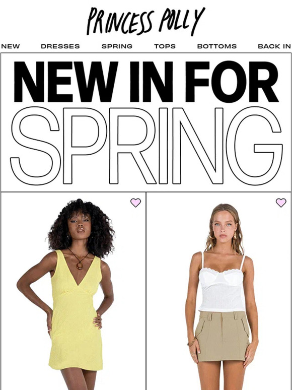 Princess Polly: NEW IN FOR SPRING ♡ | Milled