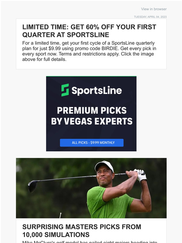 SportsLine: Everything you need to dominate your Masters picks | Milled