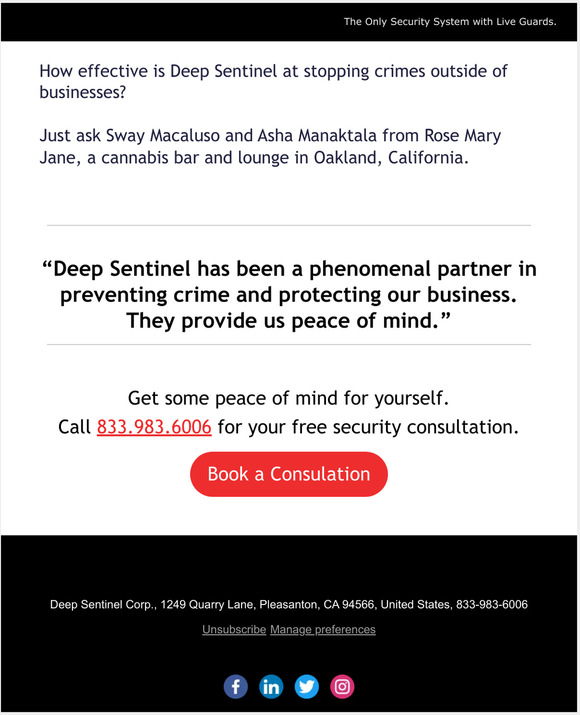 Deep Sentinel: “Deep Sentinel has been a phenomenal partner” | Milled