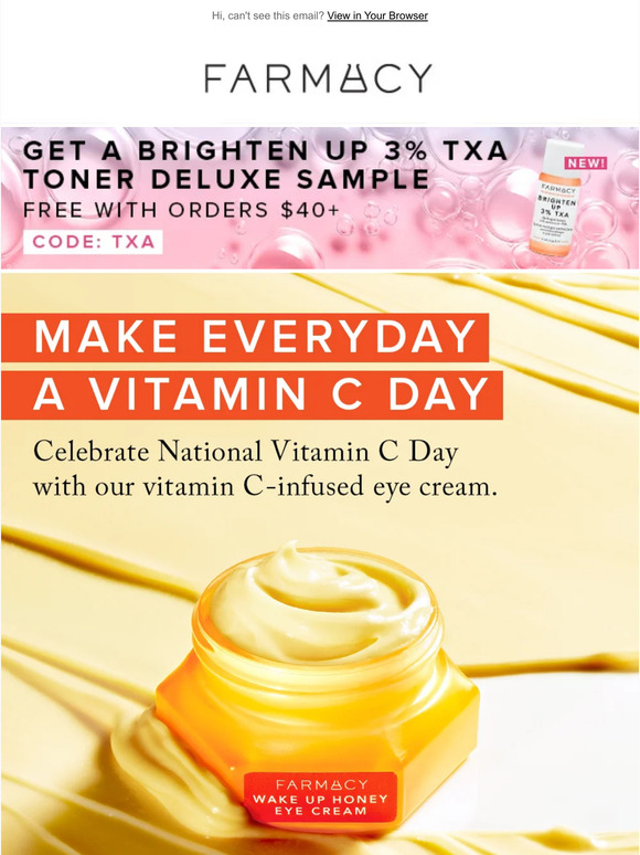 Farmacy Beauty: Celebrate Vitamin C Day 🍊 | Milled