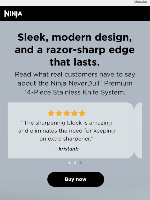 Ninja Kitchen: Slice, dice & chop like a pro with a new Ninja® knife ...