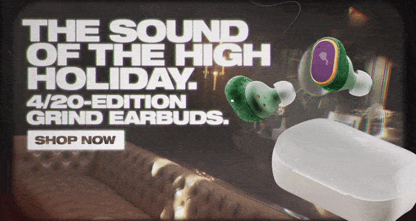 Skullcandy: Celebrate 4/20 with our new limited edition Grind Earbuds ...