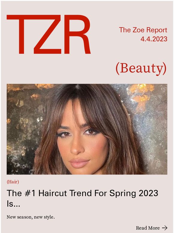 The Zoe Report: The #1 Haircut Trend For Spring 2023 Is... | Milled
