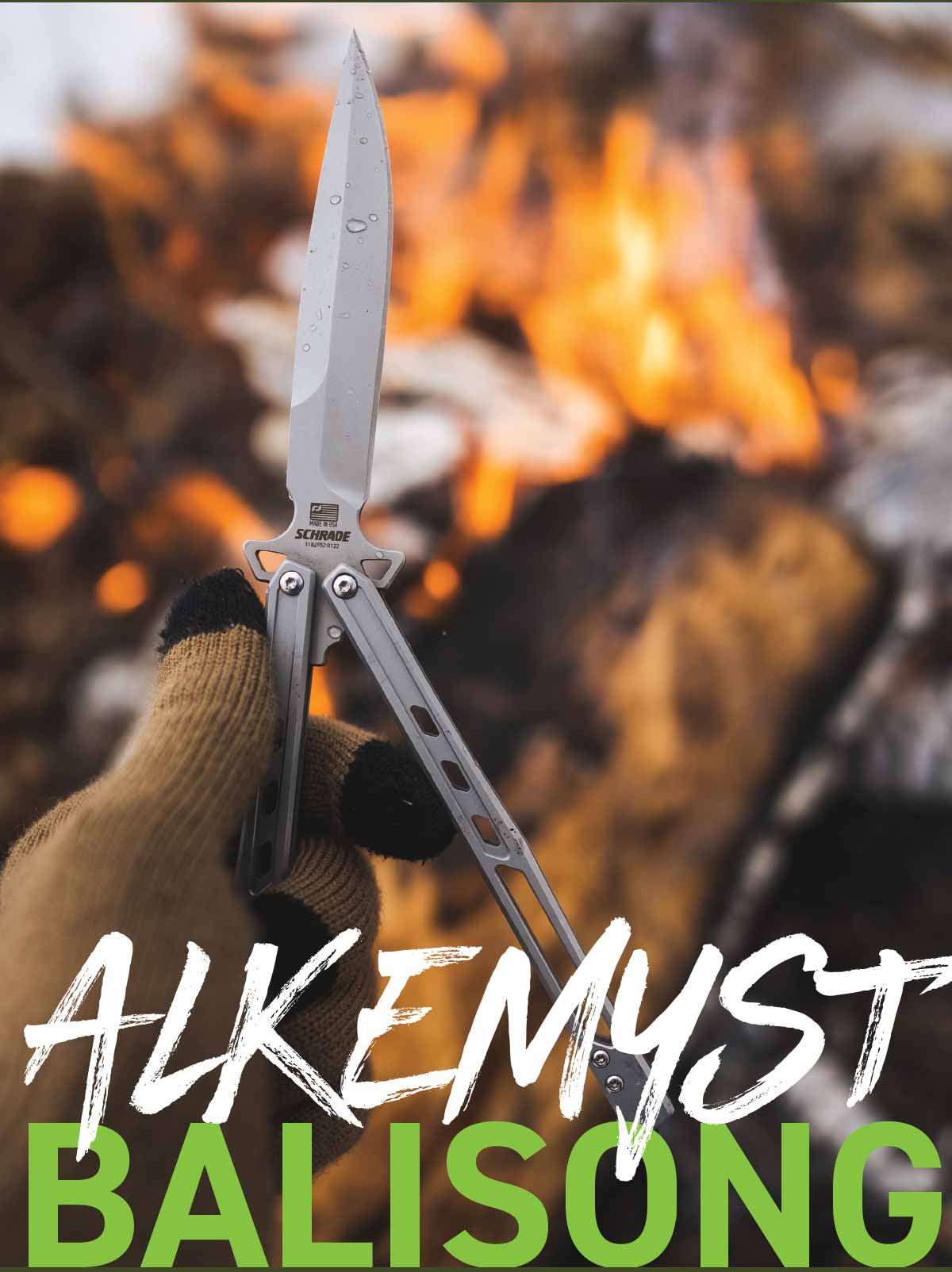 Schrade: SCHRADE ALKEMYST BALISONG | Milled