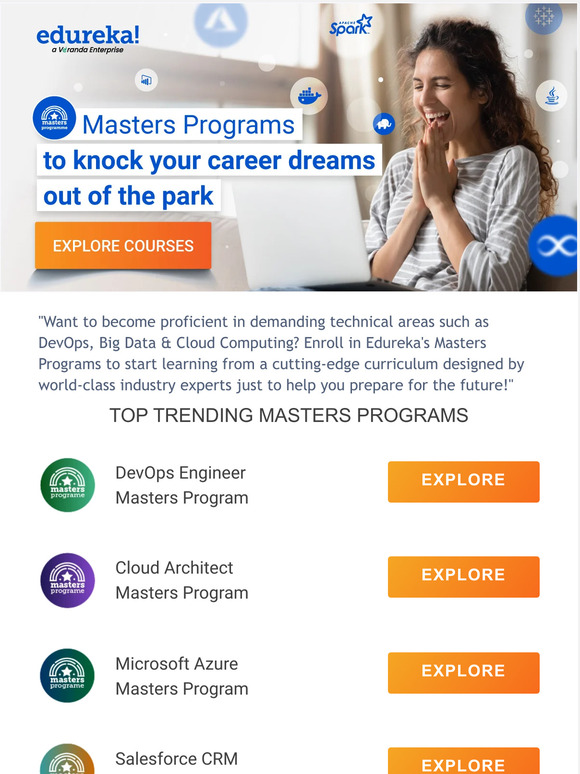 Edureka: Master's Programs for High-Demand Careers in 2023 | Milled