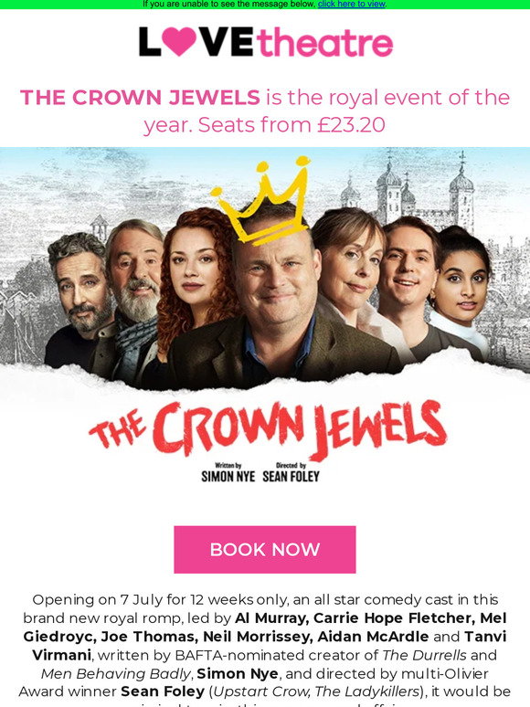 LOVEtheatre: The Crown Jewels with all-star cast | On Sale Now! | Milled