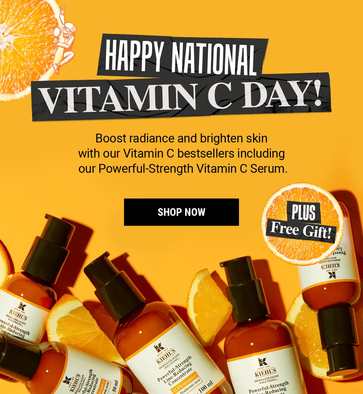 Kiehl's: C-eize The Day With Vitamin C 🍊 | Milled