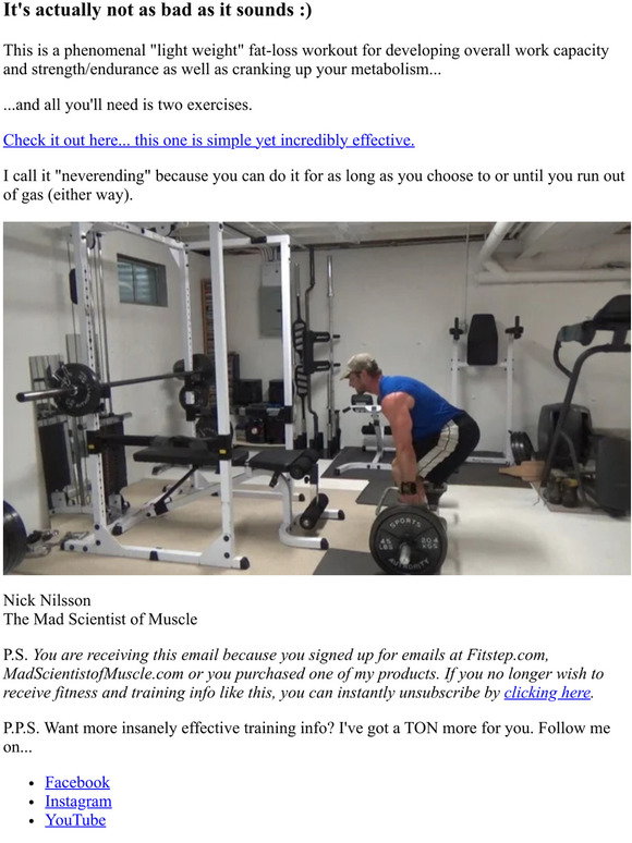 FitStep: 2-exercise, neverending fat-loss ladder workout... | Milled