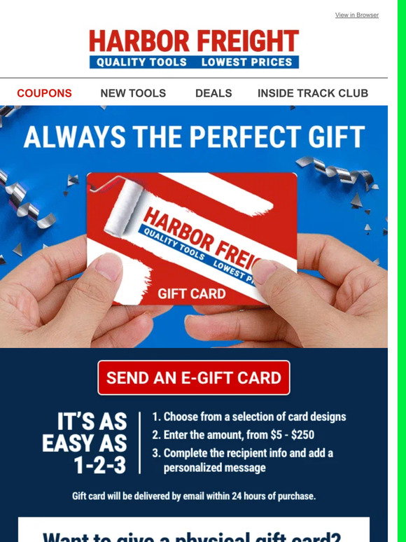 Harbor Freight: The Perfect Gift is Just a Click Away | Milled