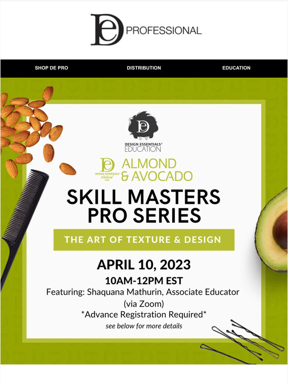 Design Essentials: PRO CLASS: DE® Skill Masters Pro Series: Creating ...