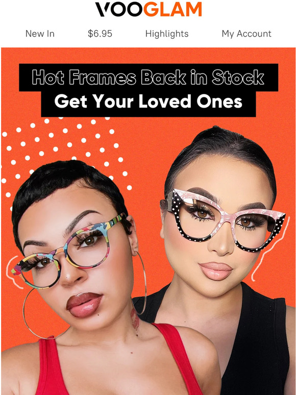 Vooglam: Hot frames back in stock, get your loved ones! Go Go Go 💃 | Milled