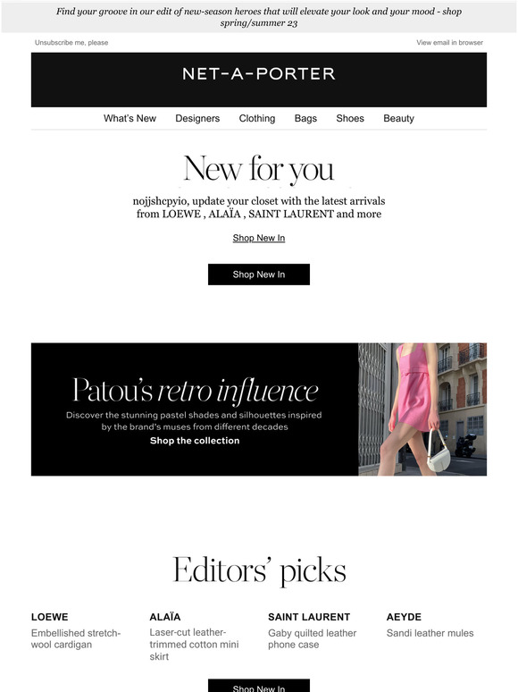 Net-A-Porter: Discover our expert roundup of just-landed looks | Milled