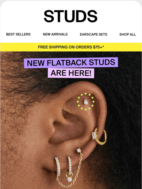 Studs: PSA 📣 NEW Flatback Studs are here! | Milled