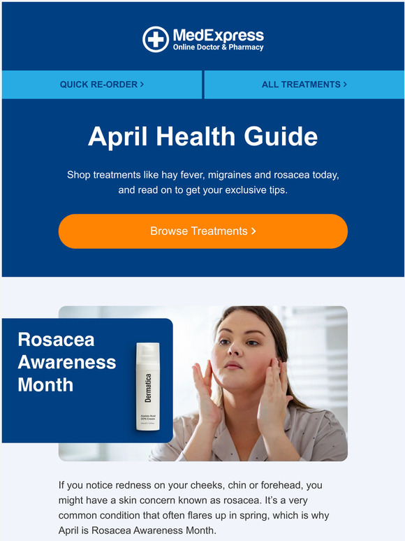 medexpress.no: Your April health guide is here | Milled