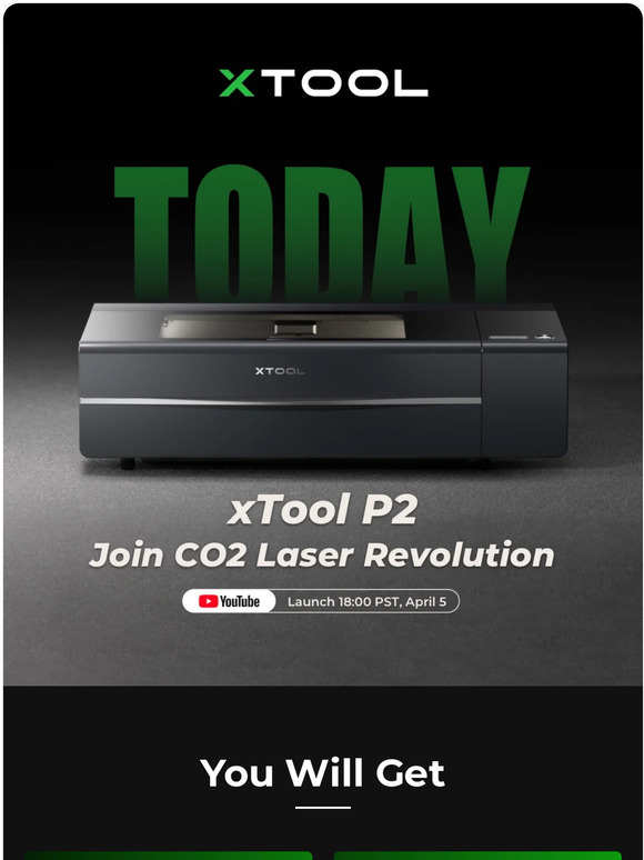 xtool: 💥 xTool P2 Official Launch: Join CO2 Laser Revolution | Milled