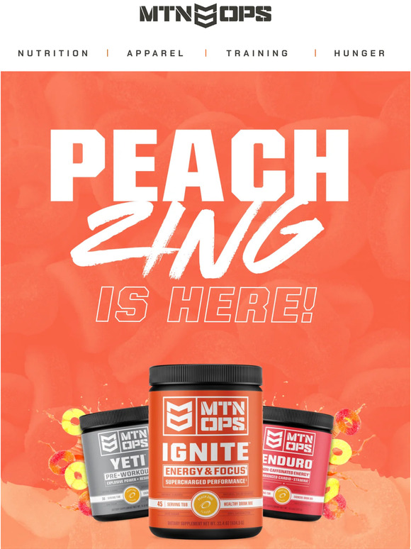 MTN OPS: 🍑 Peach Zing Now Available in Enduro & Yeti! | Milled