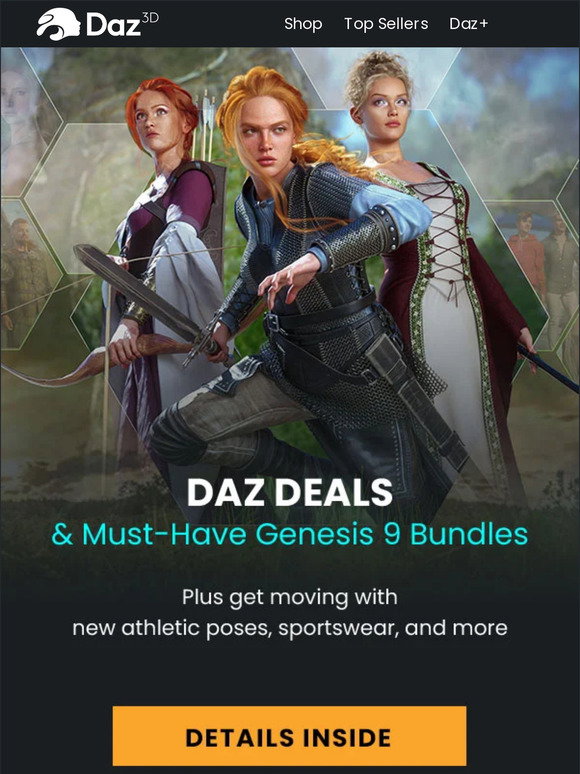 DAZ 3D: Daz+ Deals and Must-Have Genesis 9 Bundles | Milled