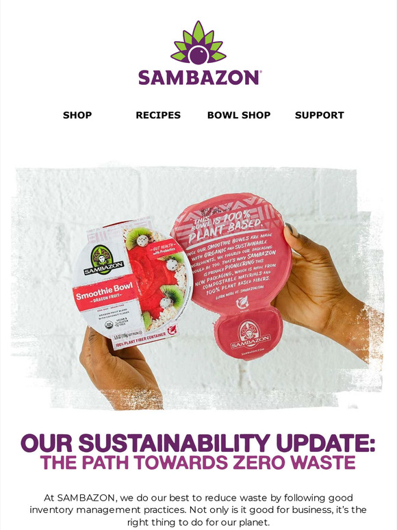 SAMBAZON: Feel Good Food: Our Waste-Reducing Practices | Milled