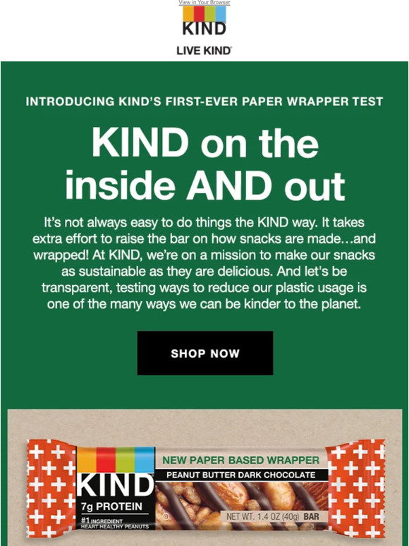 KIND: Hey there, give our paper wrapper test a try! | Milled