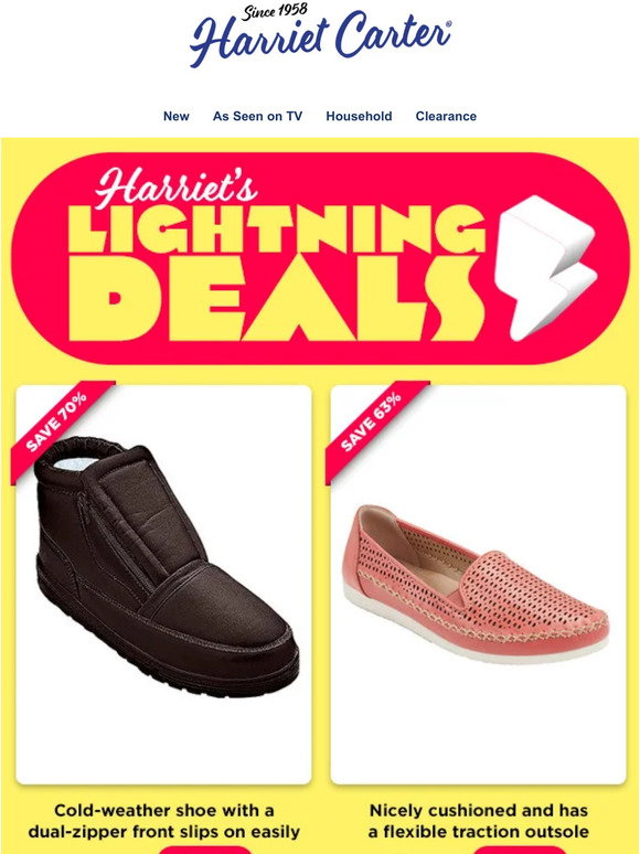 Harriet Carter: Lightning Deals are Here! ⚡ What is Waiting For You ...