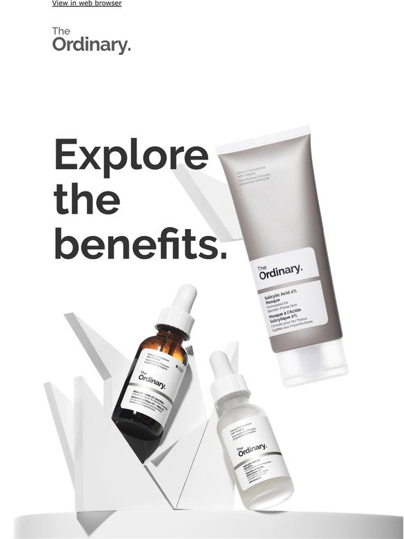 The Ordinary: Targeted formulas for before, during and after blemishes ...