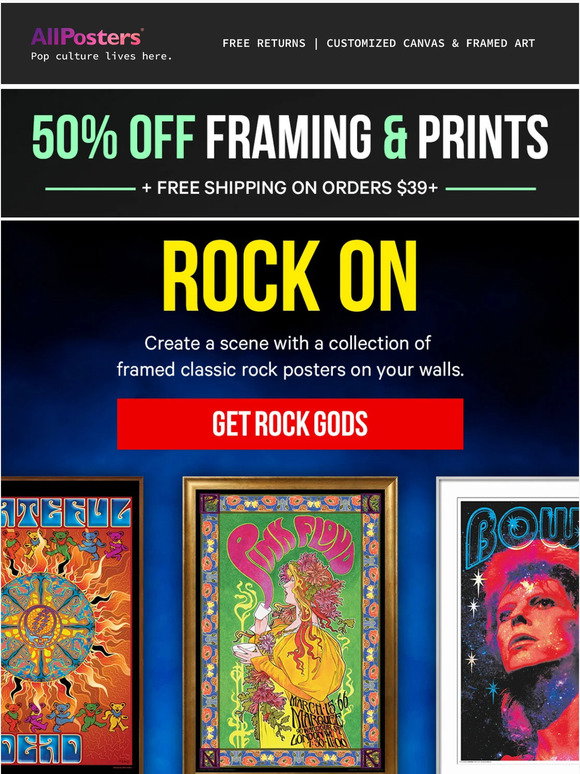 All Posters: 🤘Let there be rock! | Milled