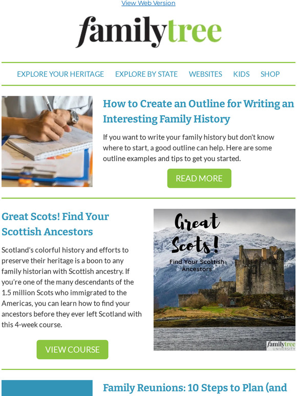 Family Tree Magazine: How to Plan Your Genealogy Writing Project | Milled