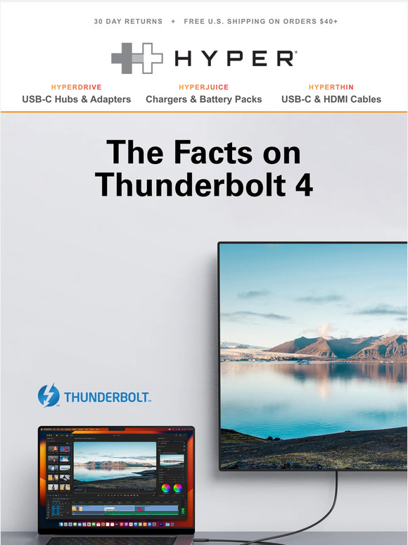 Hyper: Thunderbolt 4 ⚡Learn about blazing-fast Thunderbolt Tech | Milled