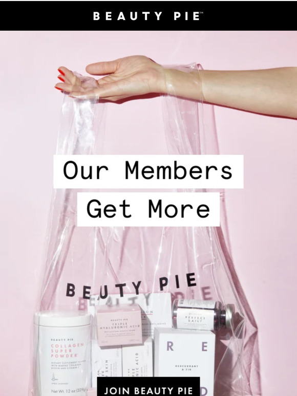 Beauty Pie: A Year’s Membership PLUS 4 Full-Sized Products For $89 | Milled