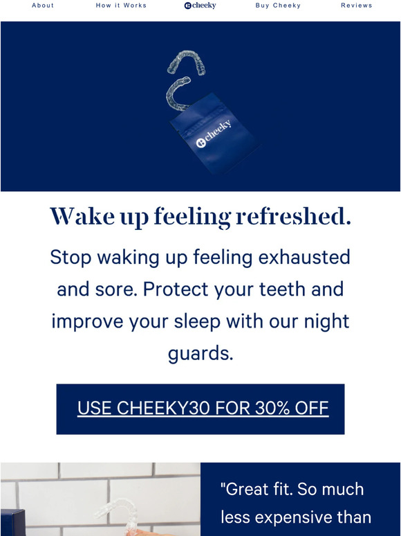 Cheeky: 🌙 Say Goodnight to Teeth Grinding | Milled